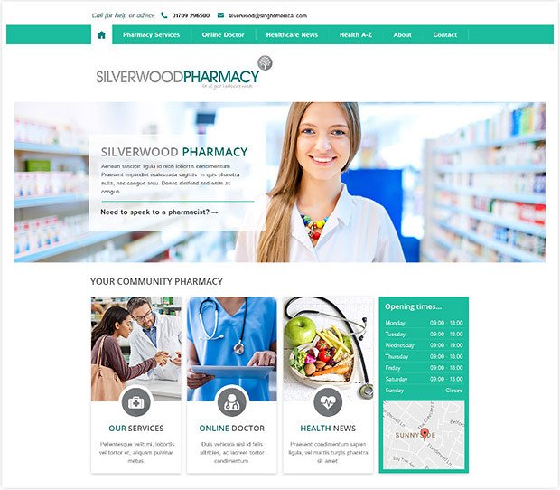 Websites for Pharmacies | Pharmacy Website Design | Pharmacy Websites